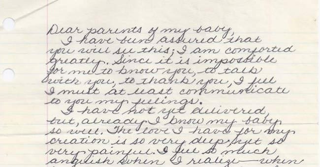 You Can Hear This Birth Mom’s Heart Break in This Gut-Wrenching Letter ...